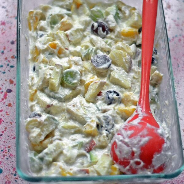 Creamy Fruit Chaat - The Big Sweet Tooth