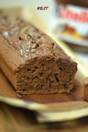 Nutella Loaf Cake - The Big Sweet Tooth