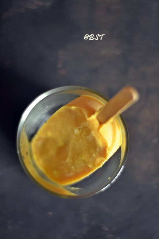 Mango Popsicles - The Big Sweet Tooth