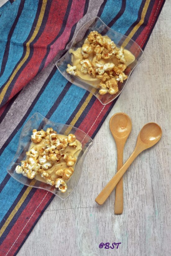 No Bake Lotus Cheesecake Shots with Butterscotch Popcorn - The Big ...