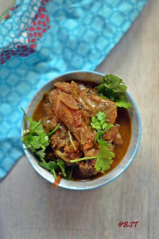 Varutha Kozhi Masala | Fried Chicken Curry - The Big Sweet Tooth