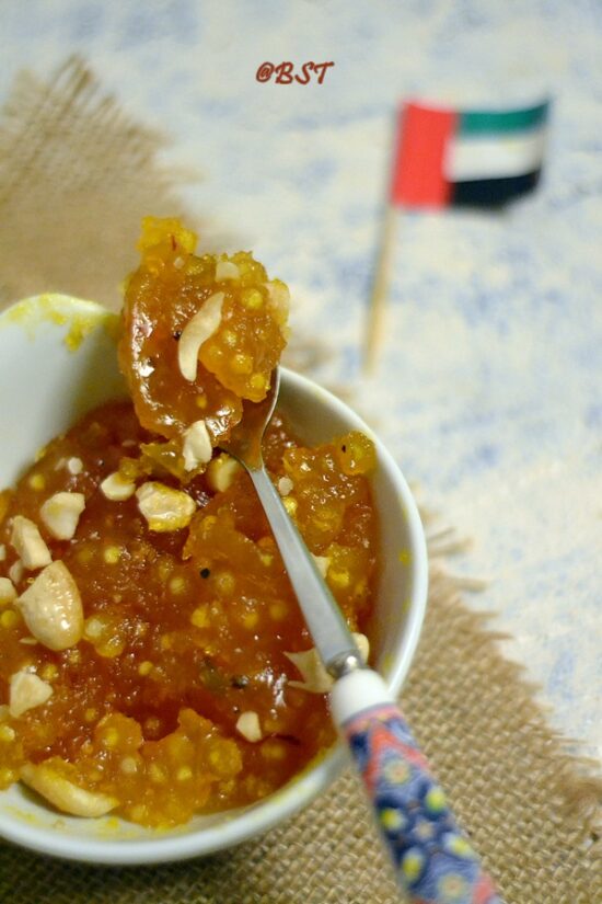 Sago | Emirati Tapioca Pearl Pudding with Saffron - The Big Sweet Tooth