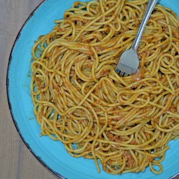 Easy Spaghetti with Chicken Mince - The Big Sweet Tooth