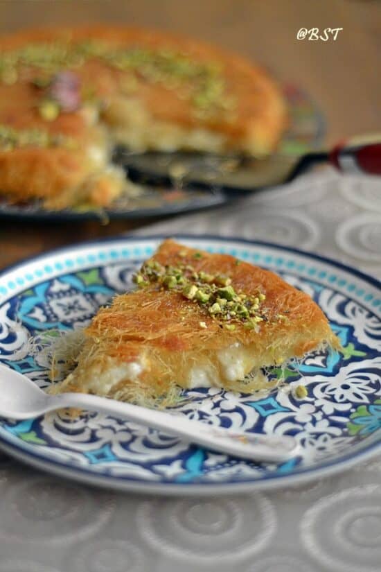 Kunafa/ Knafeh | Easy Cream Kunafah - The Big Sweet Tooth
