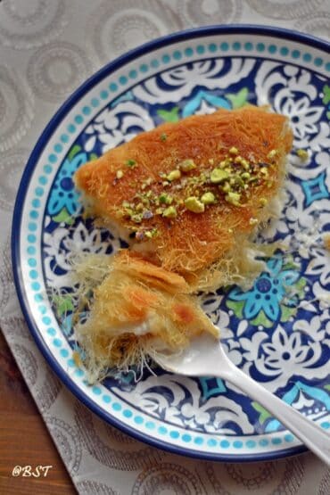 Kunafa/ Knafeh | Easy Cream Kunafah - The Big Sweet Tooth