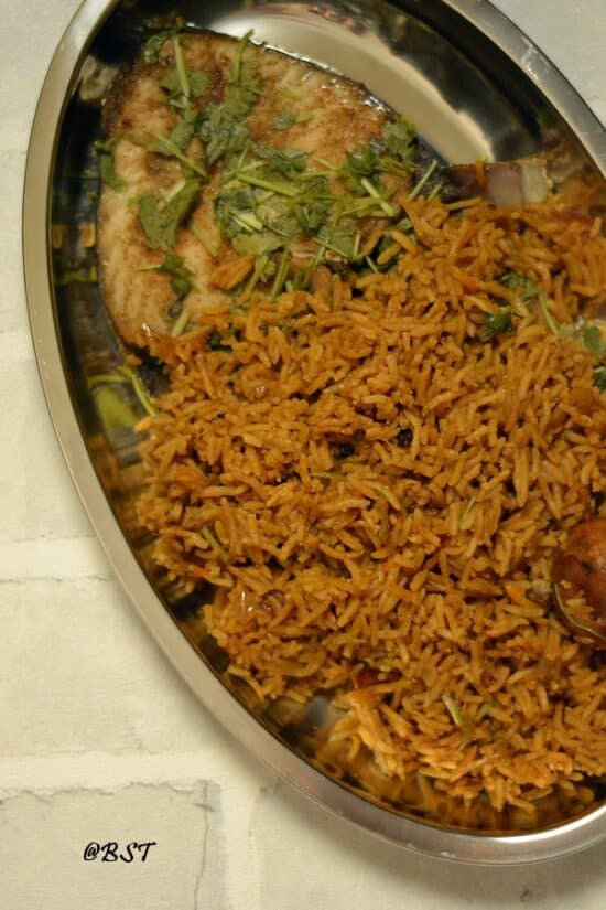 Machboos Samak - Emirati Fish Majboos - The Big Sweet Tooth