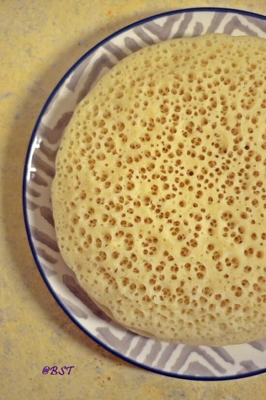 Baghrir / Beghrir ~ Moroccan Semolina Pancakes - The Big Sweet Tooth