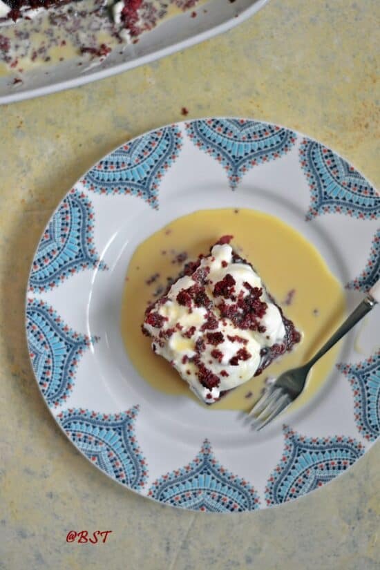 Red Velvet Milk Cake | Red Velvet Tres Leches - The Big Sweet Tooth