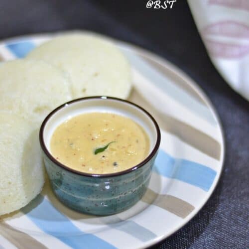 Peanut Chutney | Groundnut Chutney - The Big Sweet Tooth