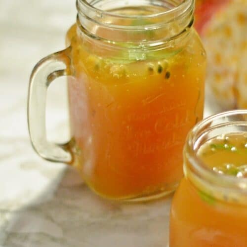 Passion Fruit Iced Tea - The Big Sweet Tooth