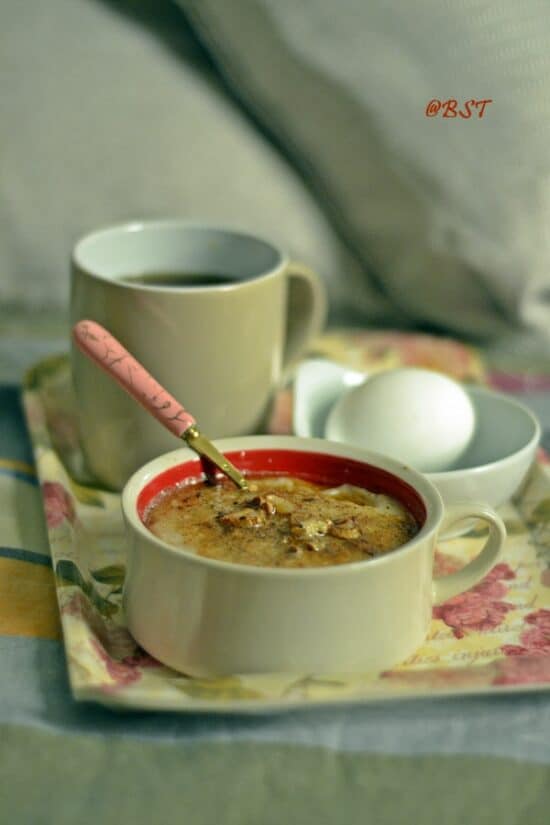 Burnt Garlic Savory Oats | Easy Breakfast Oats - The Big Sweet Tooth