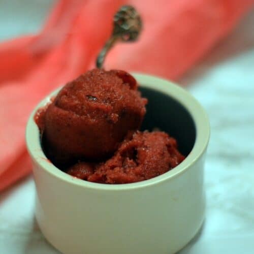 Mixed Berry Sorbet - The Big Sweet Tooth
