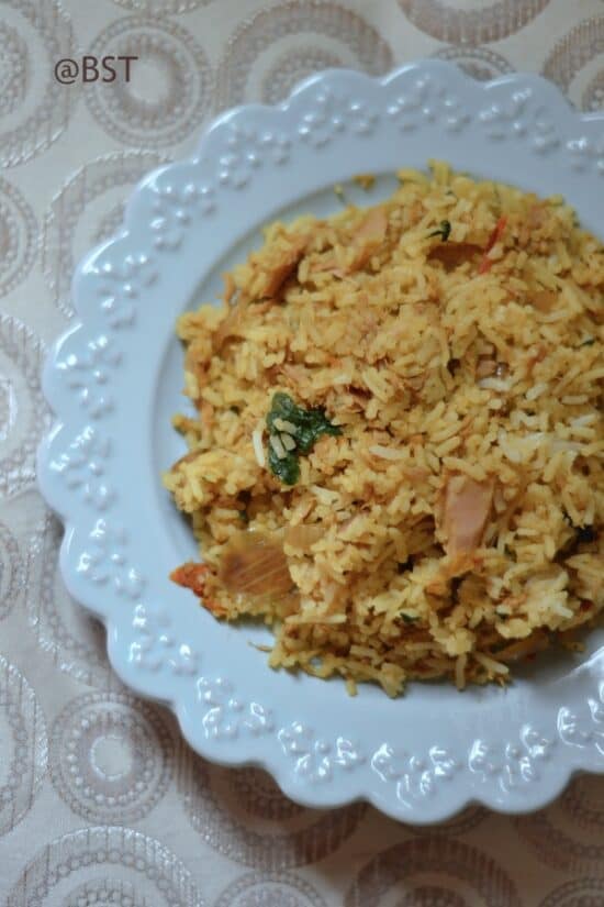 Spiced Tuna Rice - The Big Sweet Tooth