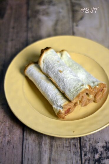 Baked Bread Sausage Roll-ups - The Big Sweet Tooth