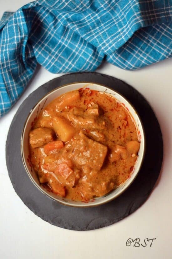 Maafe ~ West African Groundnut Meat Stew - The Big Sweet Tooth