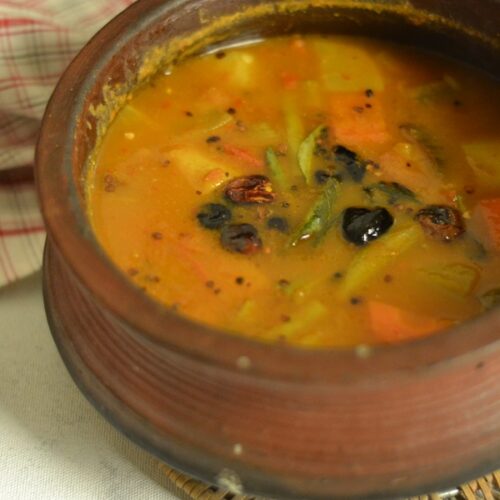Easy Sambar (With Sambar Powder & No Coconut) - The Big Sweet Tooth