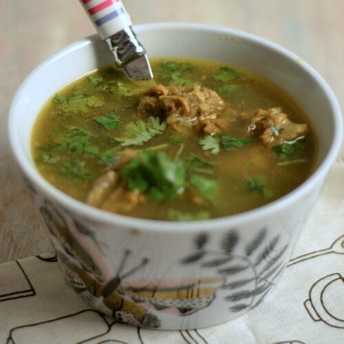 Mutton Bone Soup | Easy Mutton Soup - The Big Sweet Tooth