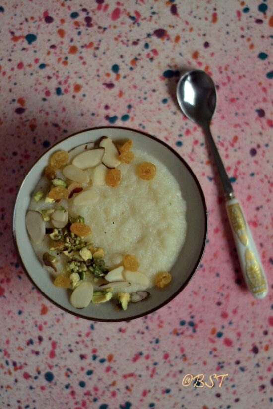 Ravo | Parsi Semolina Dessert - The Big Sweet Tooth
