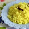 Yellow Coconut Rice | Anglo-Indian Coconut Milk Rice - The Big Sweet Tooth