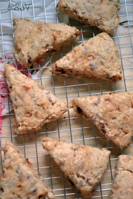 Butterscotch Pecan Scones - The Big Sweet Tooth