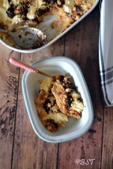 Chocolate Coconut Umm Ali | Easy Umm Ali using Puff Pastry Biscuits ...