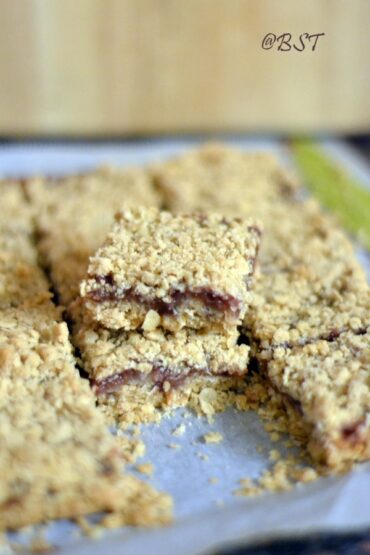 Easy Jam Bars - The Big Sweet Tooth