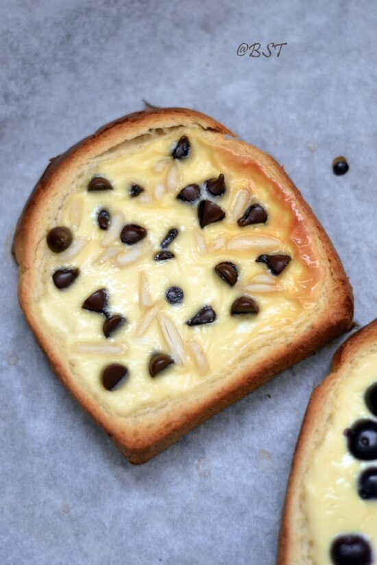 Custard Yogurt Toast - The Big Sweet Tooth