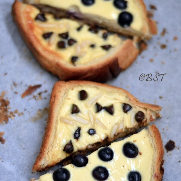 Custard Yogurt Toast - The Big Sweet Tooth