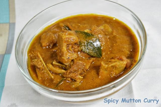 Spicy Mutton Curry - The Big Sweet Tooth